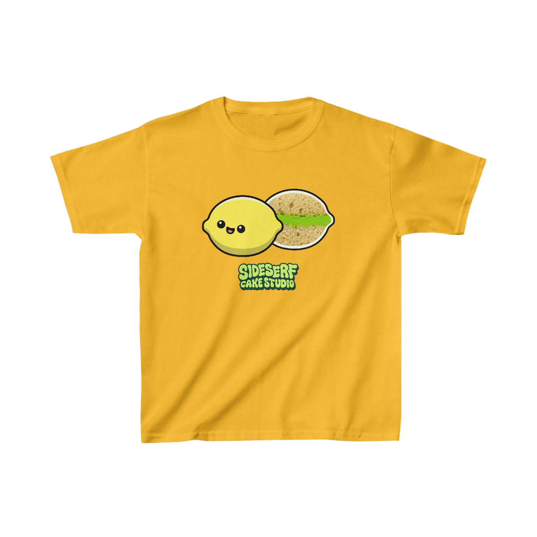 Mel the Lemon Kids Tee – Sideserf Cake Studio